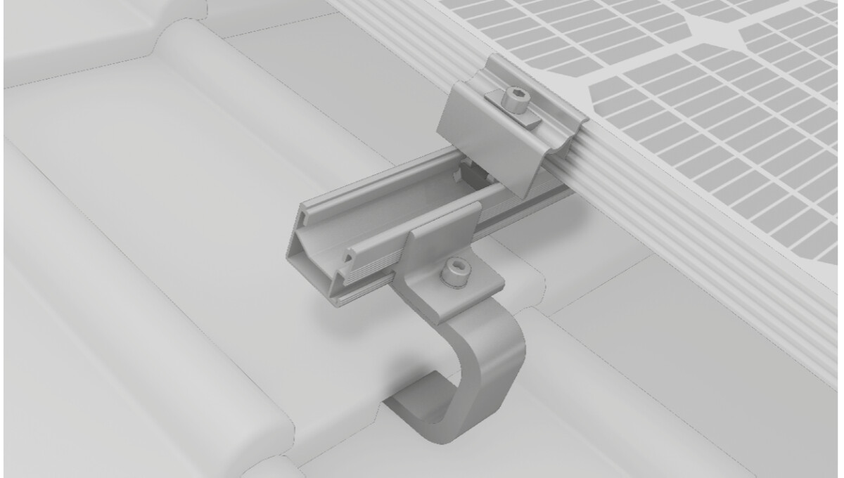 Sistem Fixare Panouri Fotovoltaice pe Acoperis K2